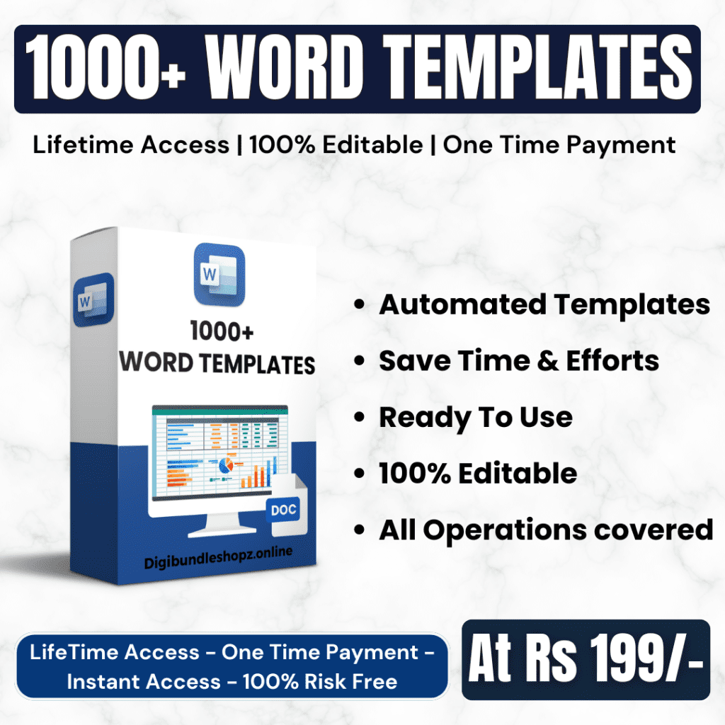 1000+ Word Templates – Digitalbundleshopz.online